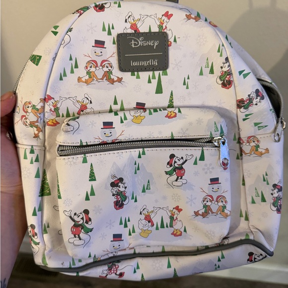 Loungefly | Bags | Loungefly Backpack White With Colorful Characters ...